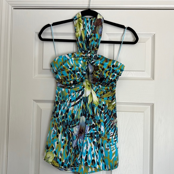 Cache | Tops | Cache Silk Halter Top Beautiful | Poshmark
